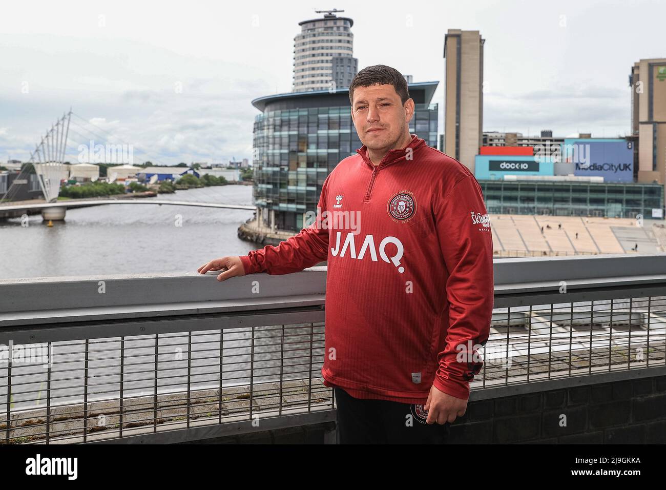 Matt Peet Head Coach of Wigan Warriors at the Cup Final press ...