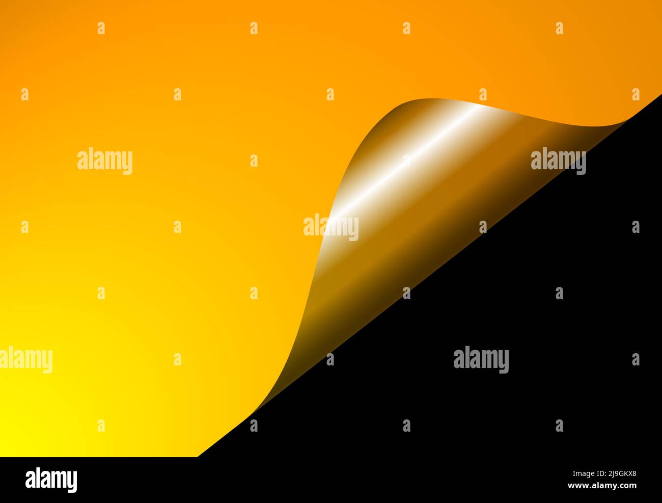 turn over edge sticker note paper Stock Photo - Alamy