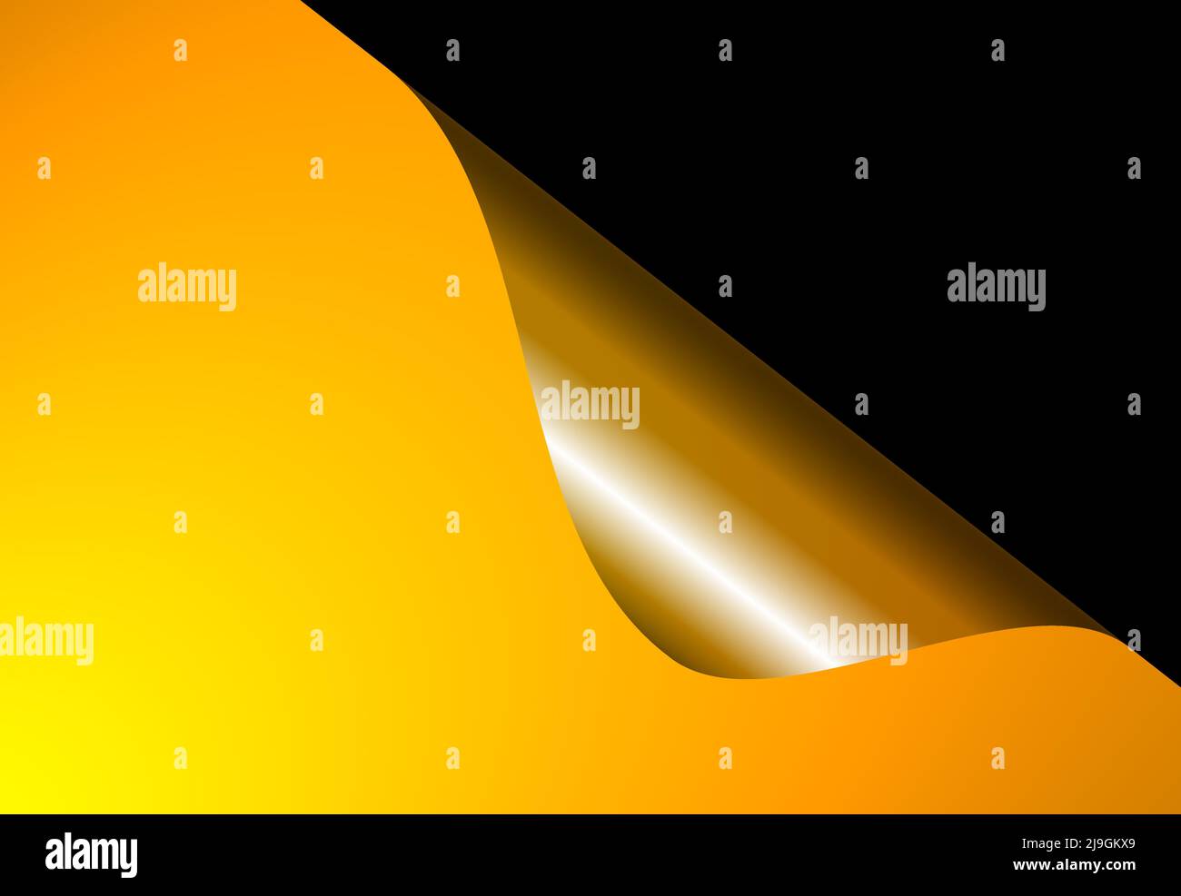 turn over edge sticker note paper Stock Photo - Alamy