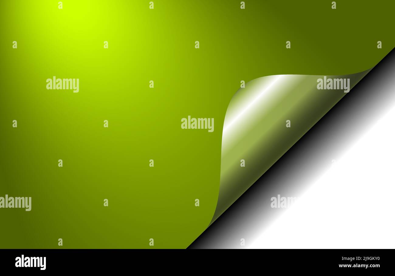 turn over paper sheet sticker corner Stock Photo - Alamy