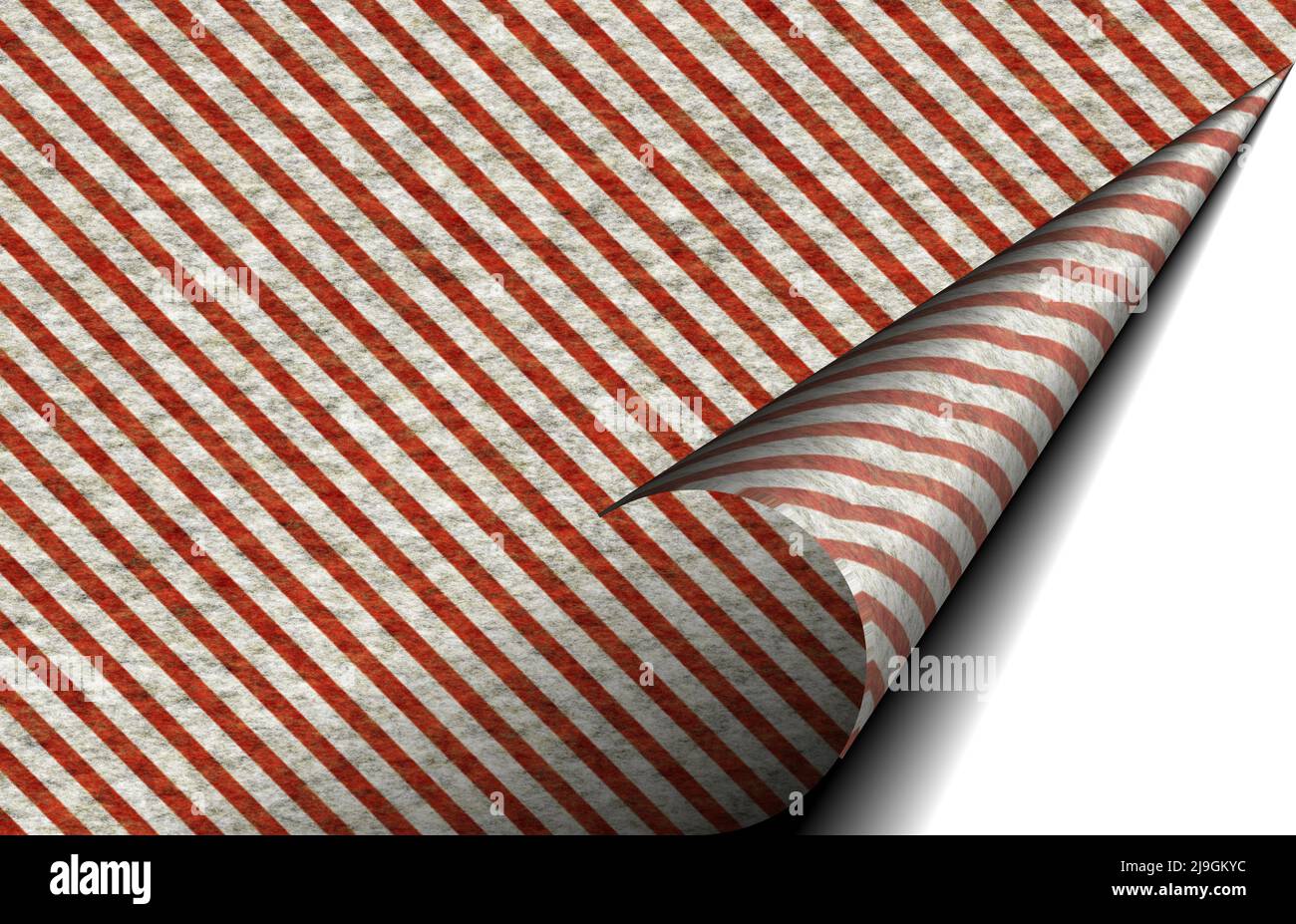 turn over page paper sheet sticker striped Stock Photo - Alamy