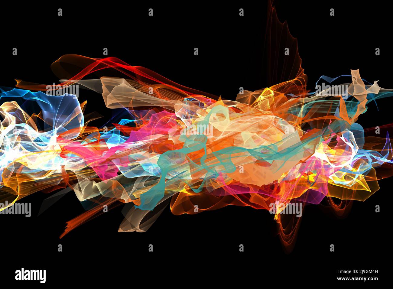 decorative abstract colored smoke Stock Photo - Alamy