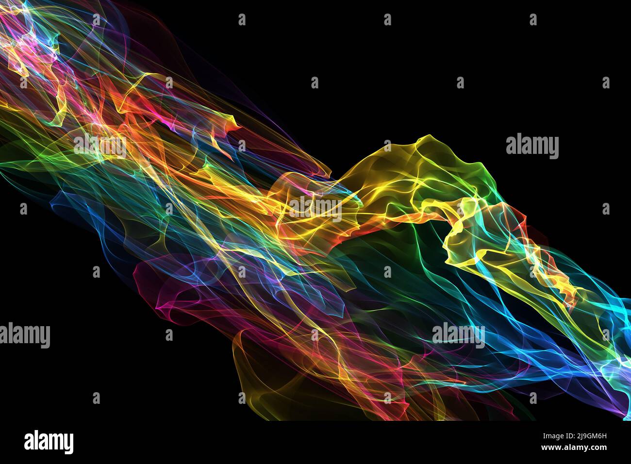 decorative abstract colored smoke Stock Photo - Alamy