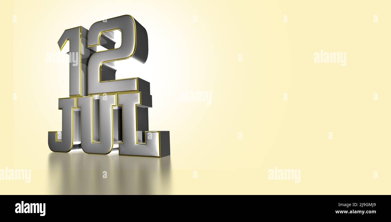 Birthday july 12 hi-res stock photography and images - Alamy