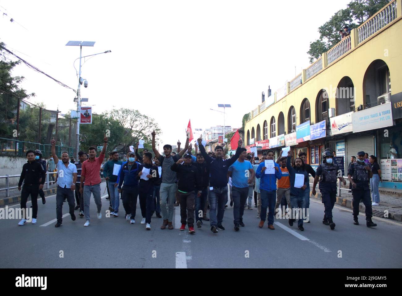 All nepal national free students union hi-res stock photography and ...