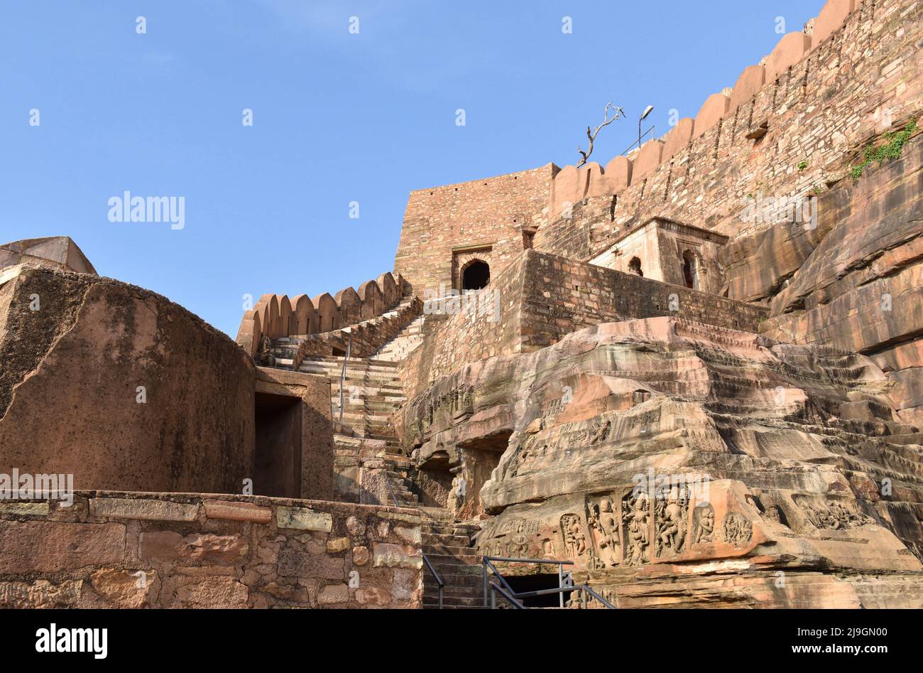 Kalinjar, Uttar Pradesh/India - July 12, 2021 : Neelkanth Temple of ...
