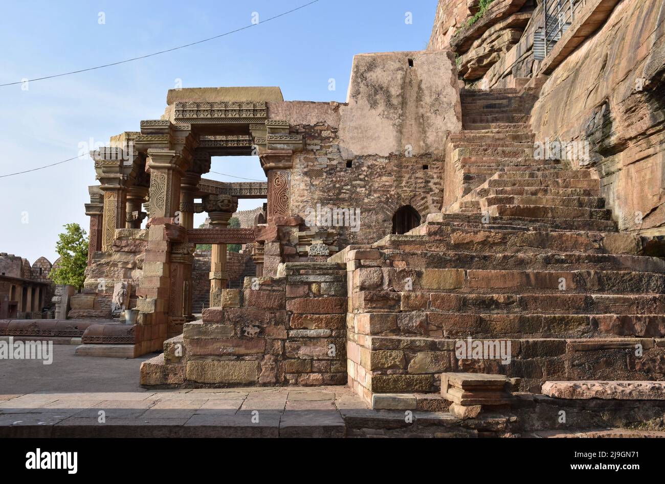 Kalinjar, Uttar Pradesh/India - July 12, 2021 : Neelkanth Temple of ...