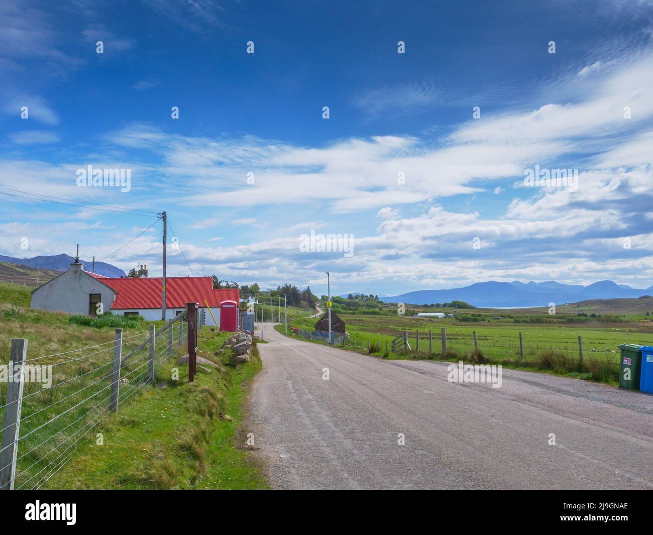 Achiltibuie village in Ross and Cromarty, Highland, Scotland Stock ...
