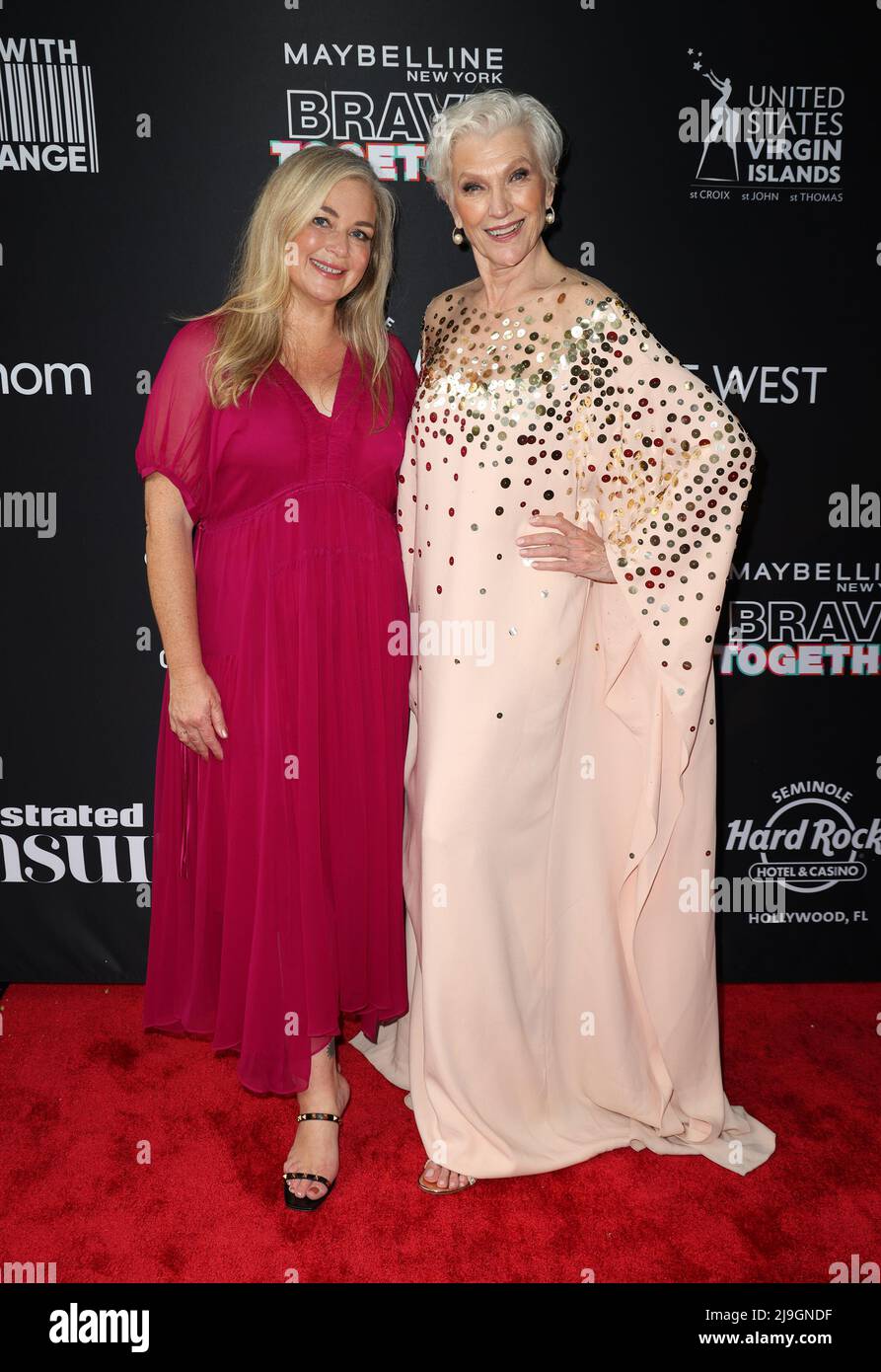 HOLLYWOOD, FLORIDA - MAY 21: MJ Day and Maybe Musk attend as Sports ...