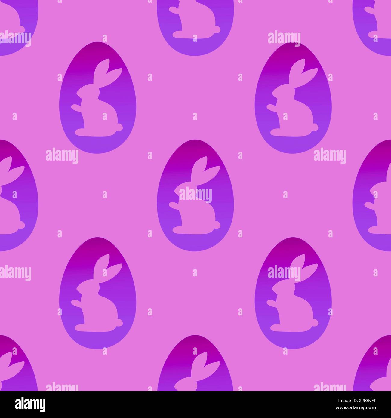 Easter seamless eggs and rabbit pattern for fabrics and textiles and ...