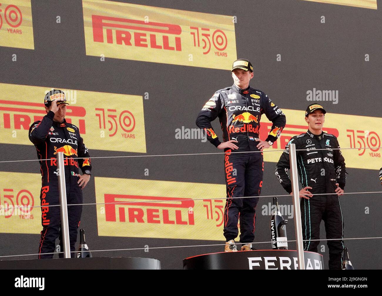 Race Podium during the Formula 1 Championship FORMULA 1 PIRELLI GRAN PREMIO DE ESPAÑA 2022 Race ...