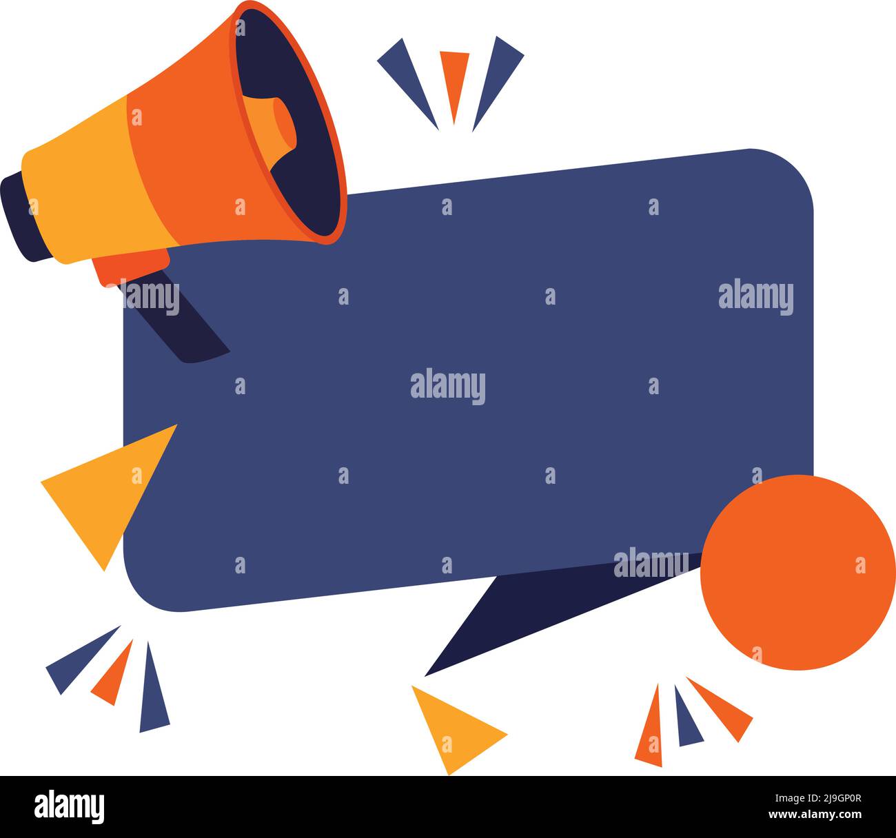 blue speech bubble commercial banner Stock Vector Image & Art - Alamy