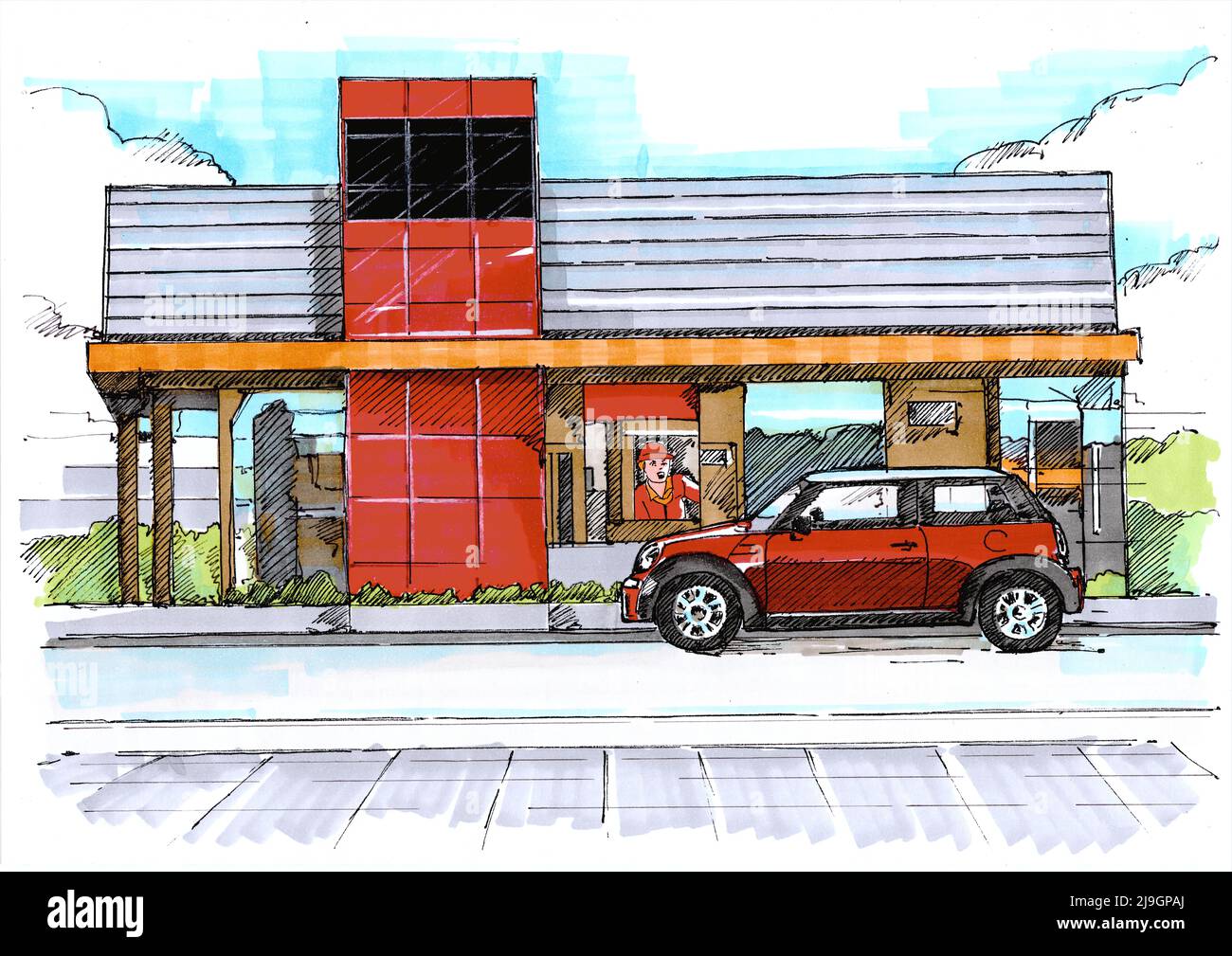 Bus night interior Cut Out Stock Images & Pictures - Alamy