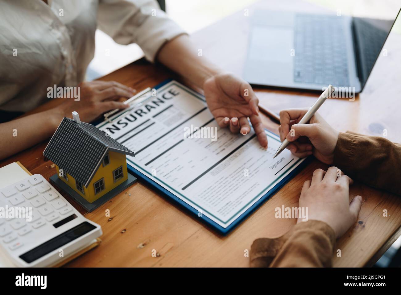 Real estate home are pointing to insurance contract signing and are ...