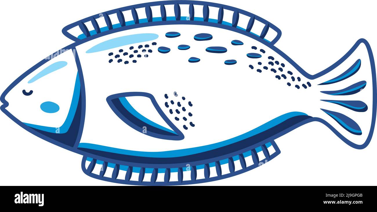 fish sealife sketch style icon Stock Vector Image & Art - Alamy