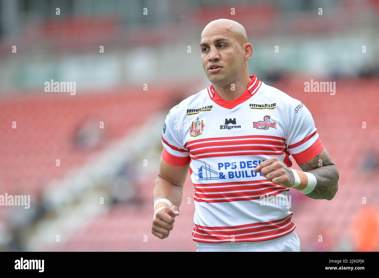 Leigh, England - 22nd May 2022 - Blake Ferguson of Leigh Centurions ...