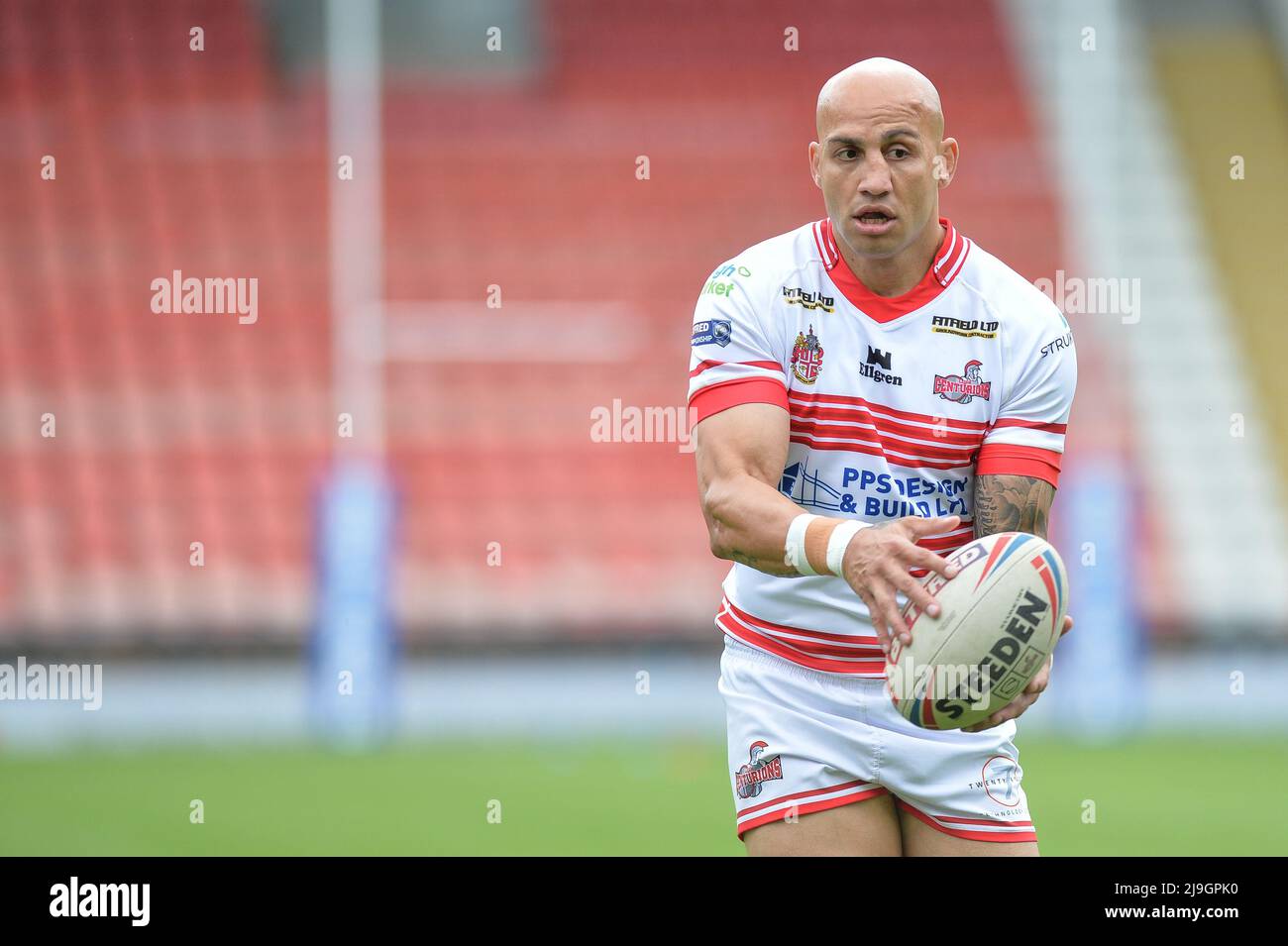 Leigh, England - 22nd May 2022 - Blake Ferguson of Leigh Centurions ...