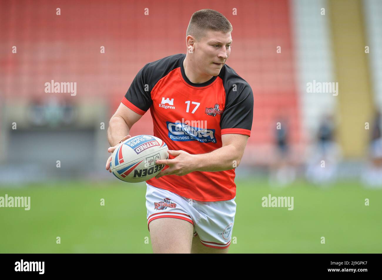 Leigh, England - 22nd May 2022 - Jacob Jones of Leigh Centurions during ...