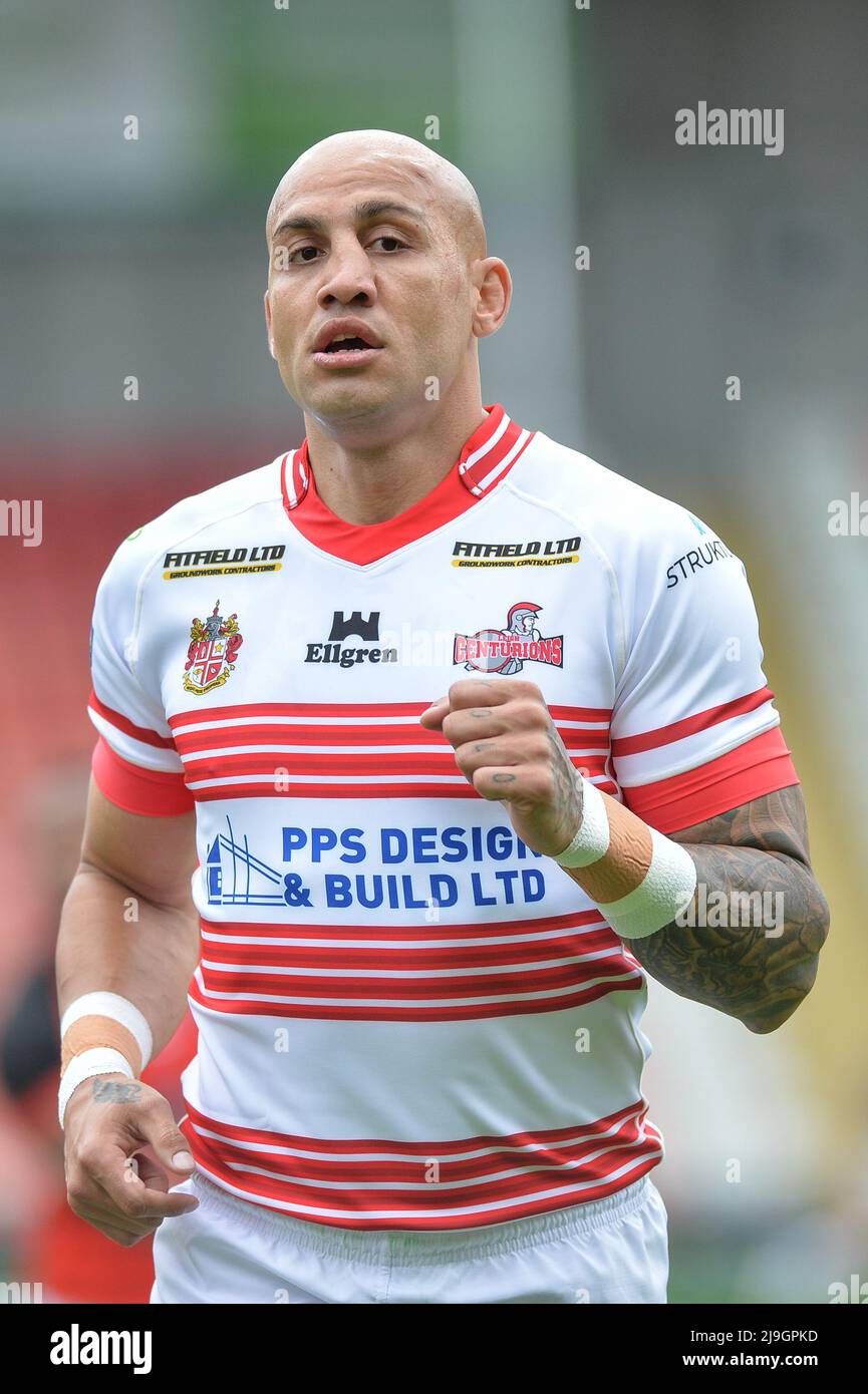 Leigh, England - 22nd May 2022 - Blake Ferguson of Leigh Centurions ...