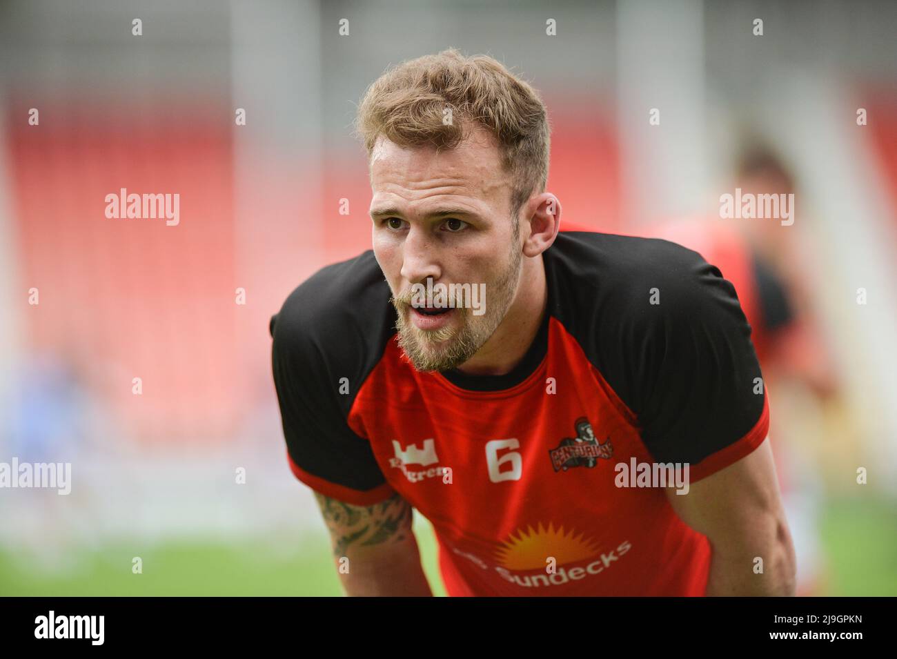 Leigh, England - 22nd May 2022 - Ben Reynolds of Leigh Centurions ...
