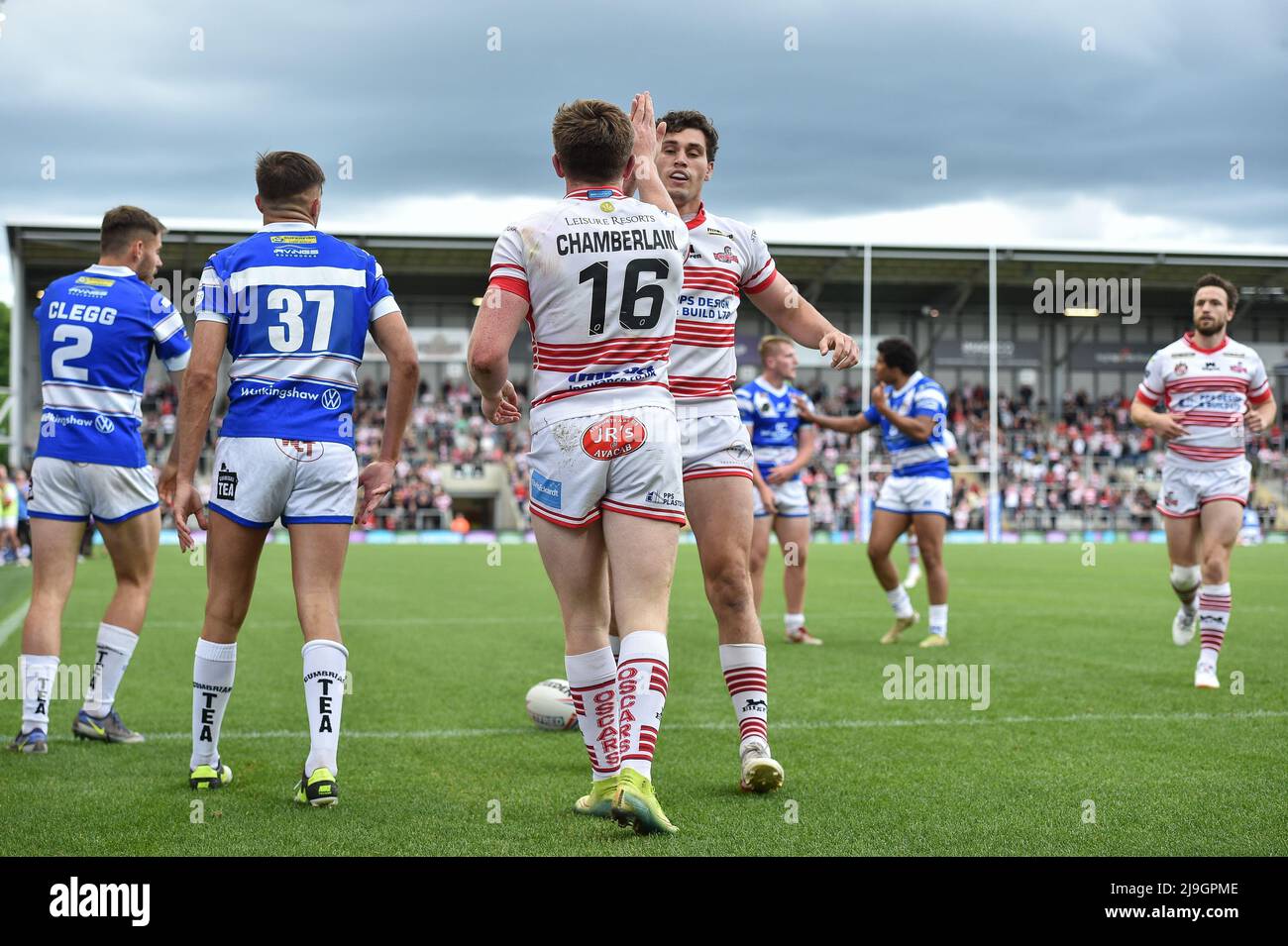 Leigh, England - 22nd May 2022 - Ed Chamberlain of Leigh Centurions ...