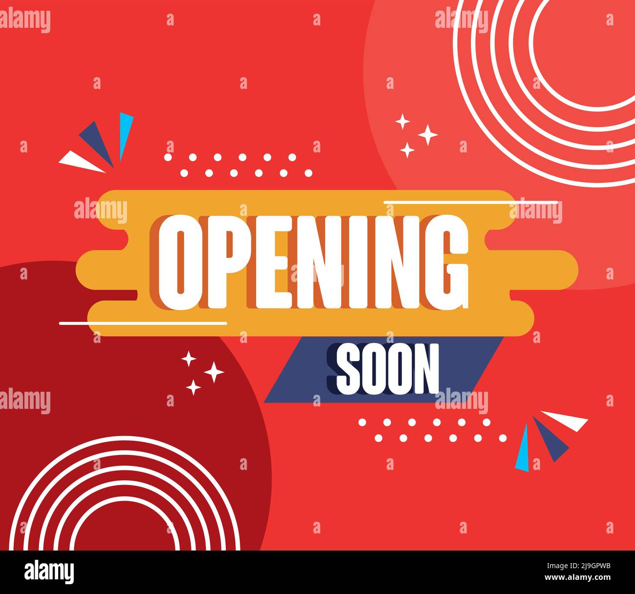 opening soon sale lettering poster Stock Vector Image & Art - Alamy