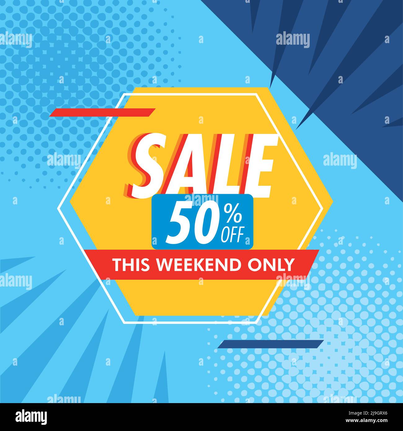 sale this weekend only poster Stock Vector Image & Art - Alamy