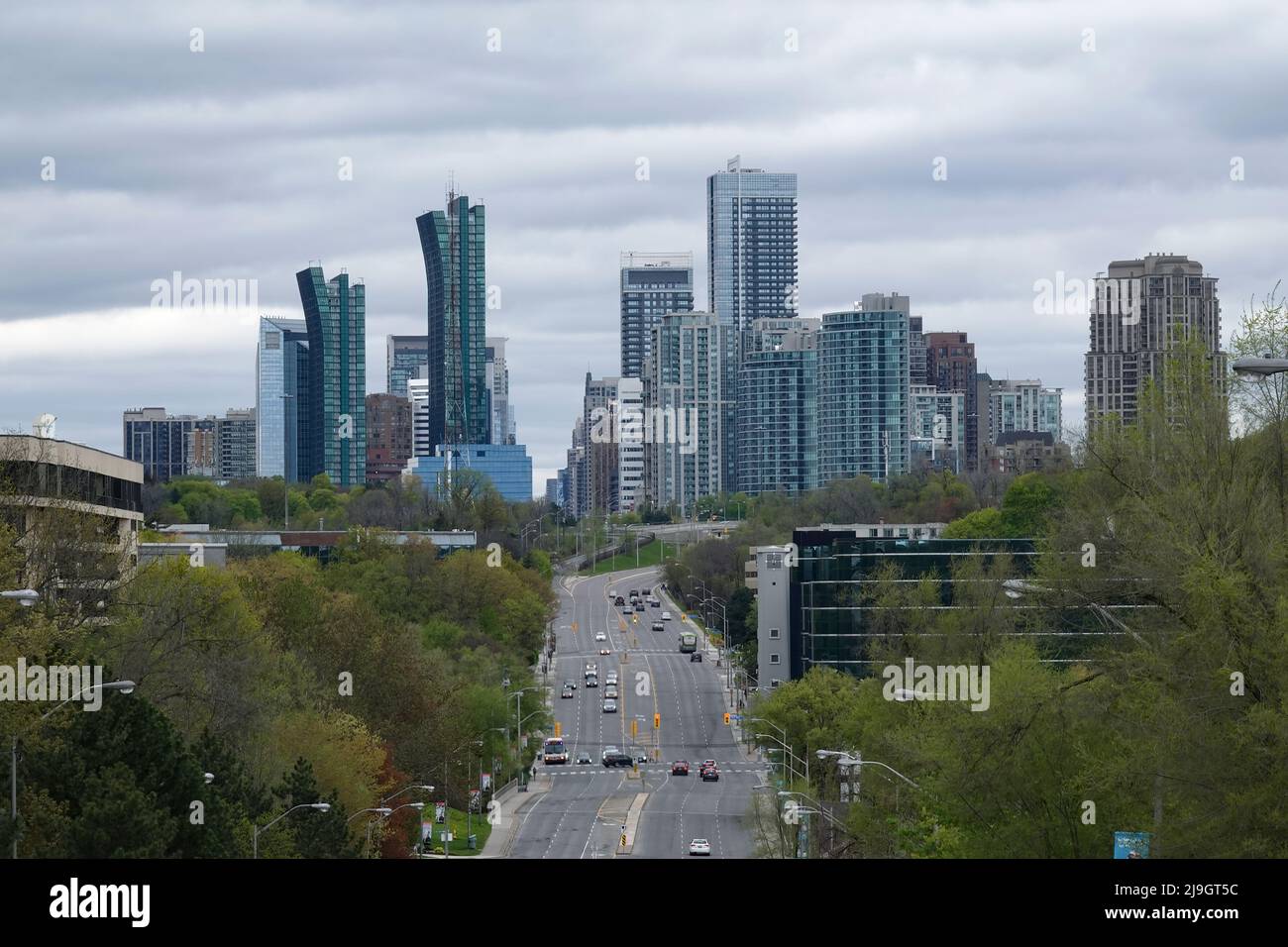 Toronto, Panoramic View of city of North York Stock Photo - Alamy