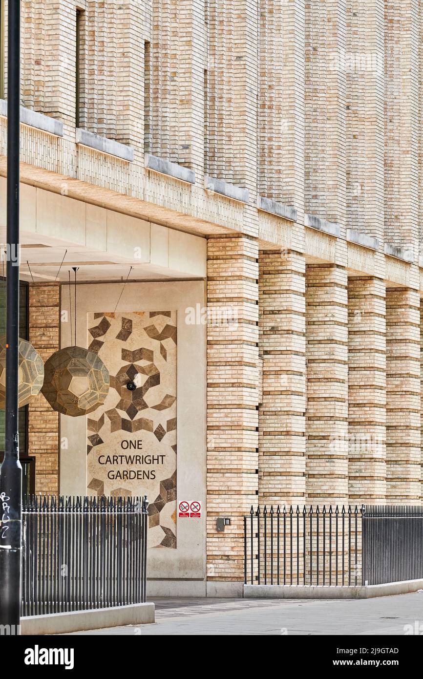 Halls of residence, Cartwright Gardens, university of London, England ...