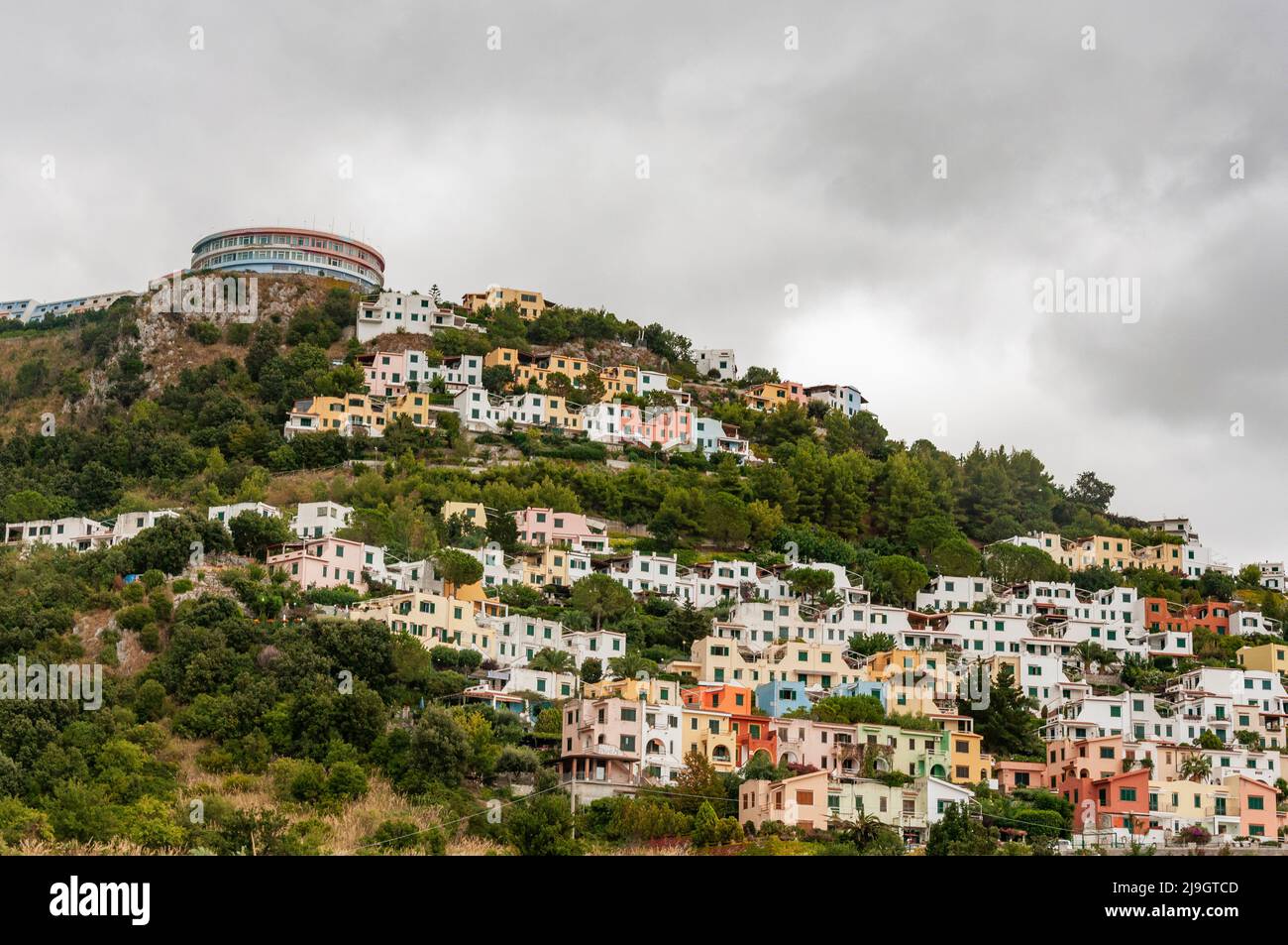 The Bridge Village at the top of a mountain in the a village San Nicola ...