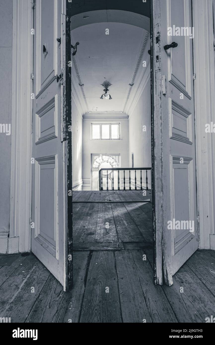 Urbex, Old Abandoned house in Belgium Stock Photo - Alamy