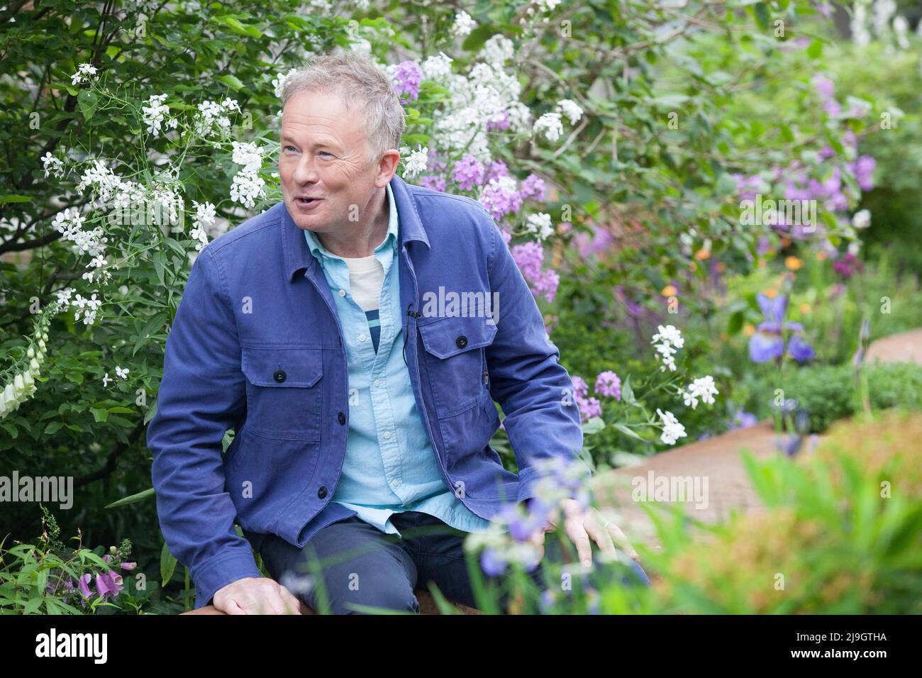 London, UK, 23 May 2022: Gardeners World presenter Toby Buckland. Anna ...