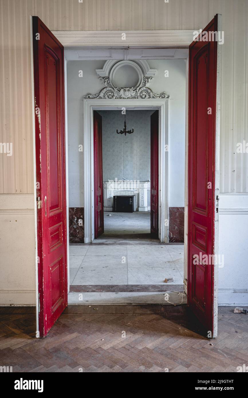 Urbex, Old Abandoned house in Belgium Stock Photo - Alamy