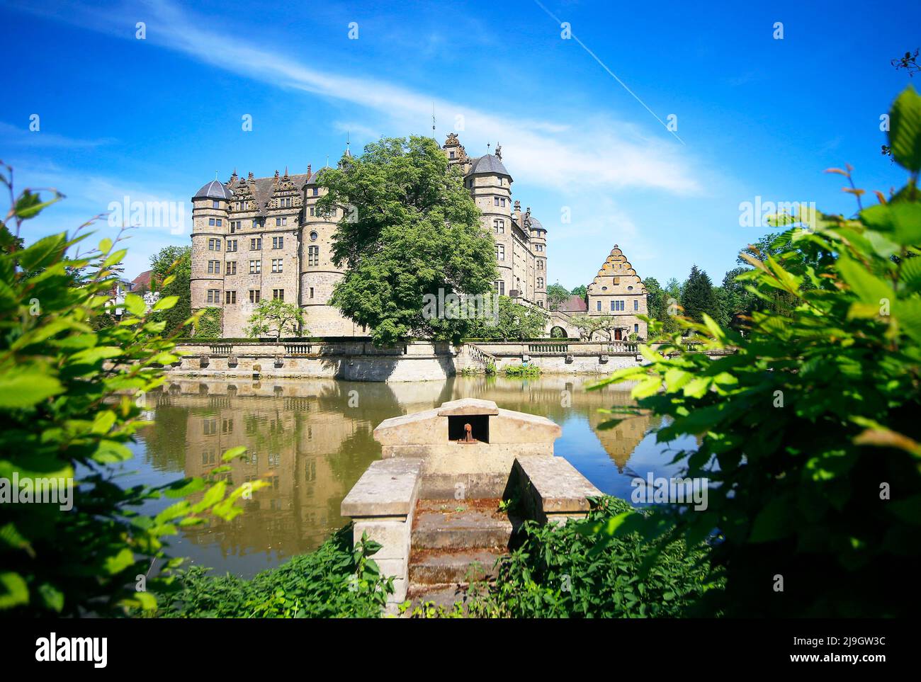 Neuenstein Castle in Neuenstein, Baden-Württemberg, Germany, Europe ...