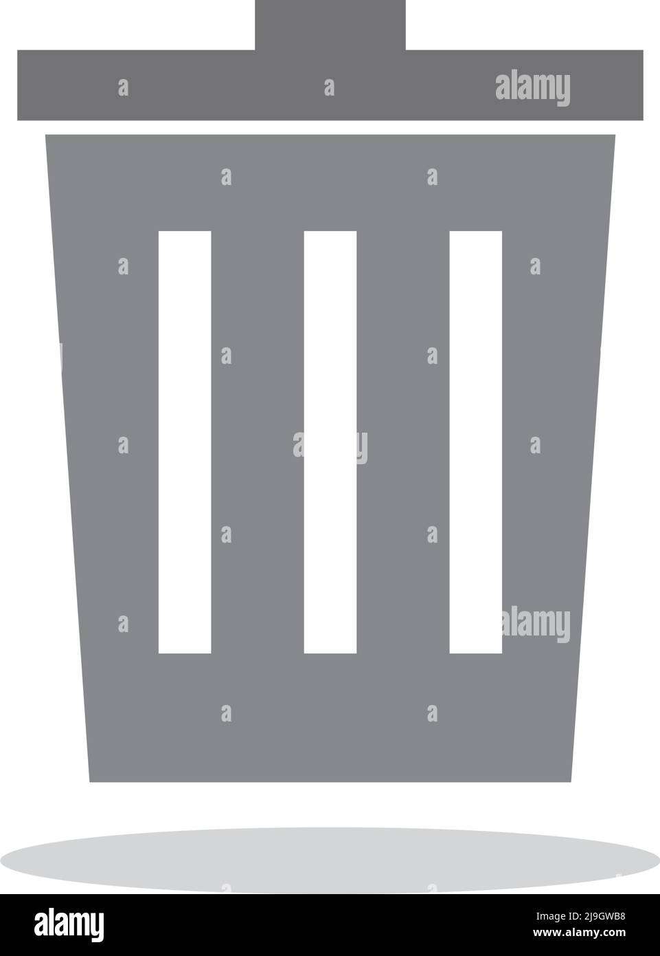 Delete trash can mobile Cut Out Stock Images & Pictures - Alamy