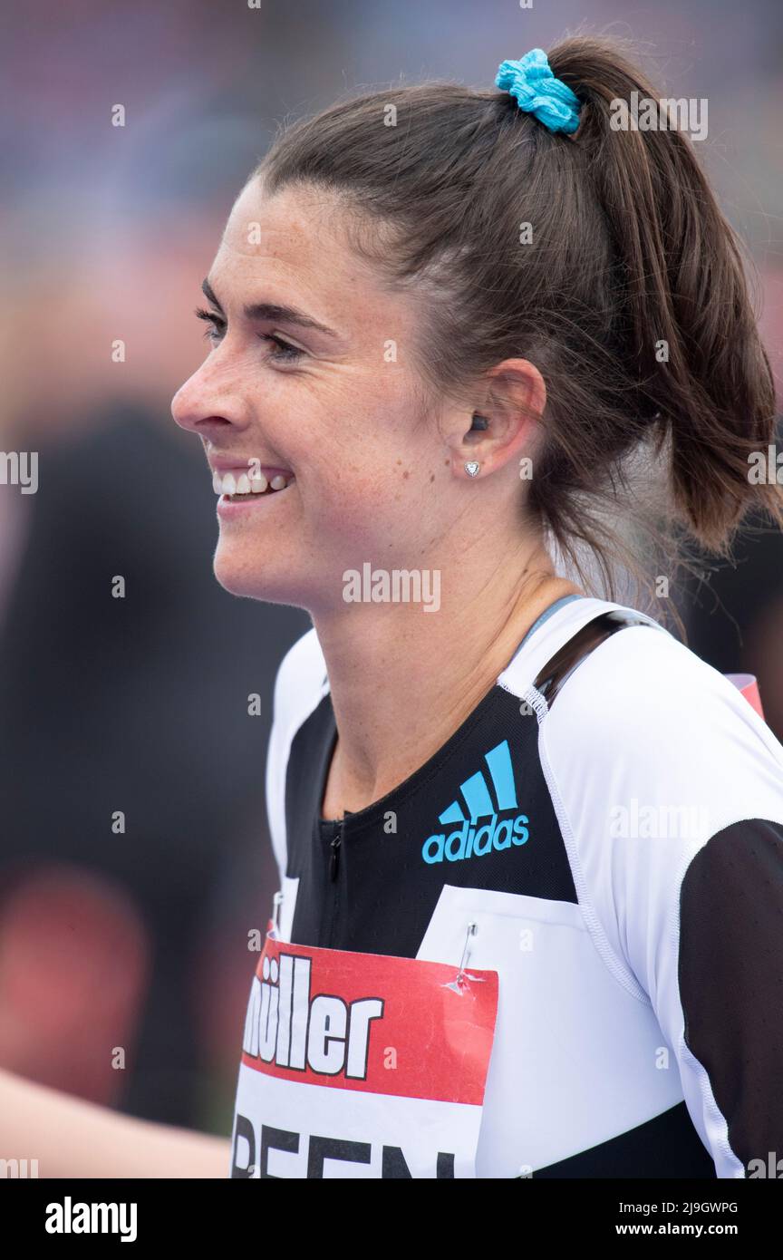 Olivia Breen competing in the women’s 100m ambulant race at the ...