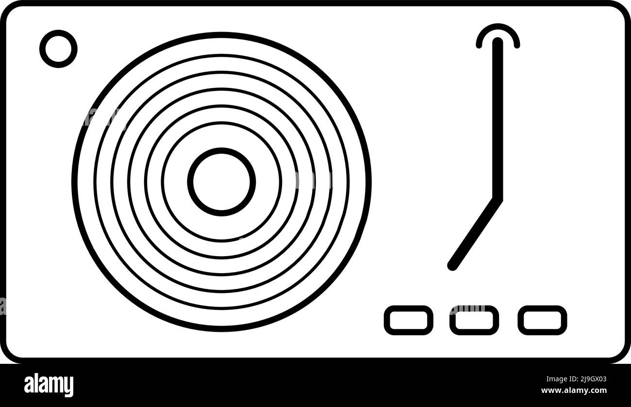 Djs icon Stock Vector Images - Alamy