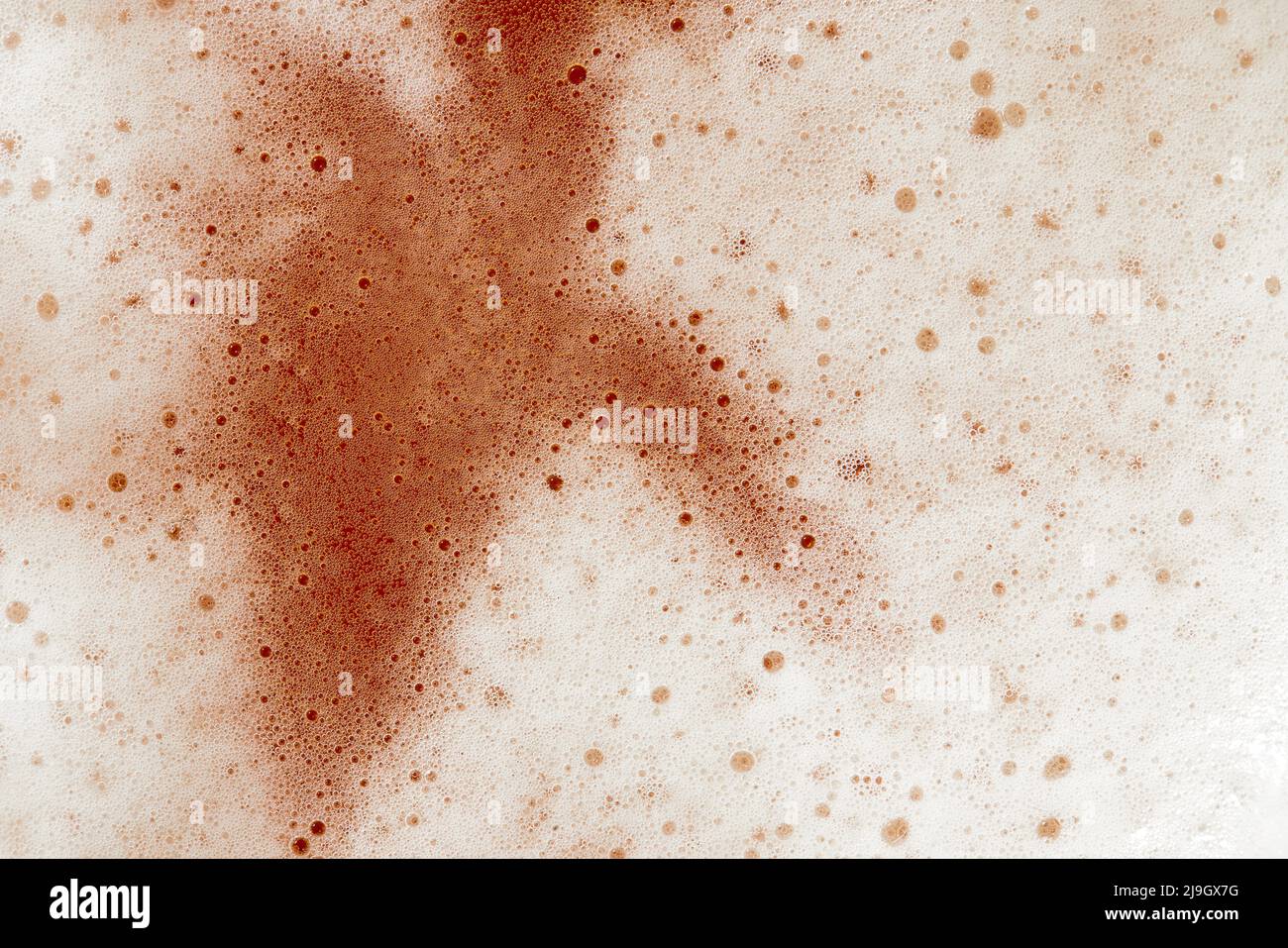 Beer foam top view. Soft fresh Foam on light beer. Bubble froth of beer ...
