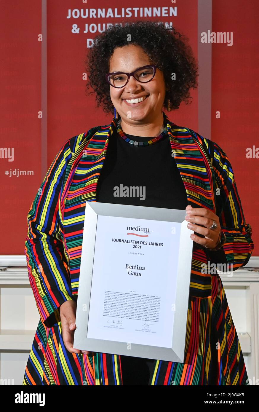 Berlin, Germany. 23rd May, 2022. Nora Mbagathi, the daughter of ...