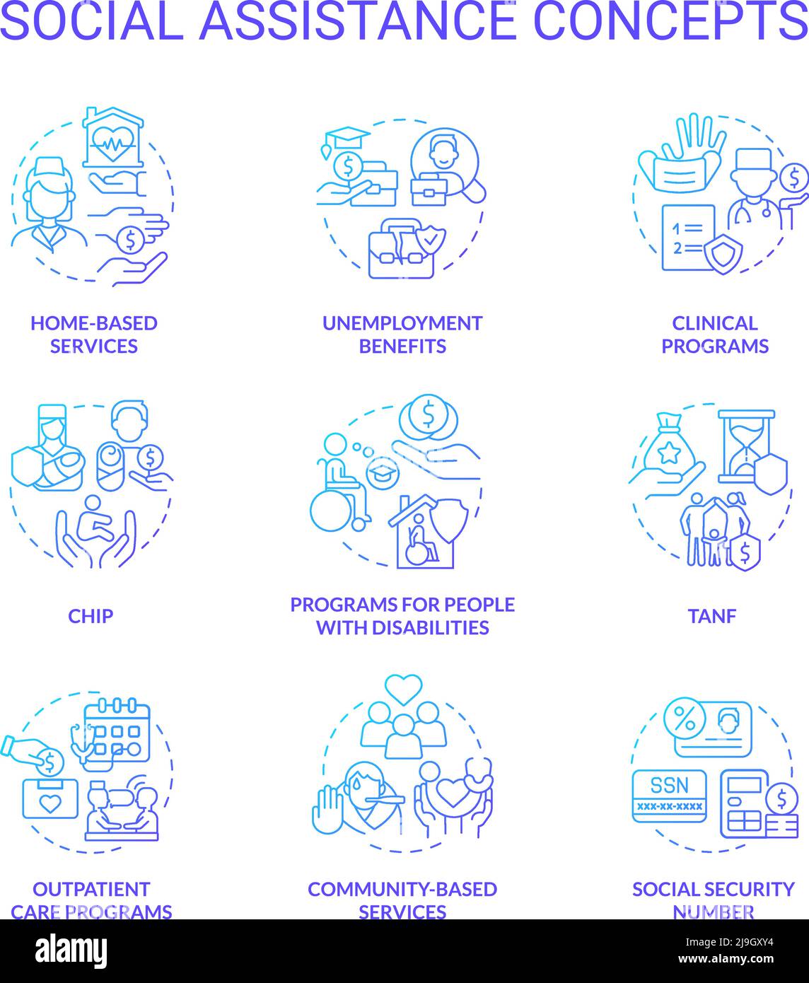 Security assistance program Stock Vector Images - Alamy