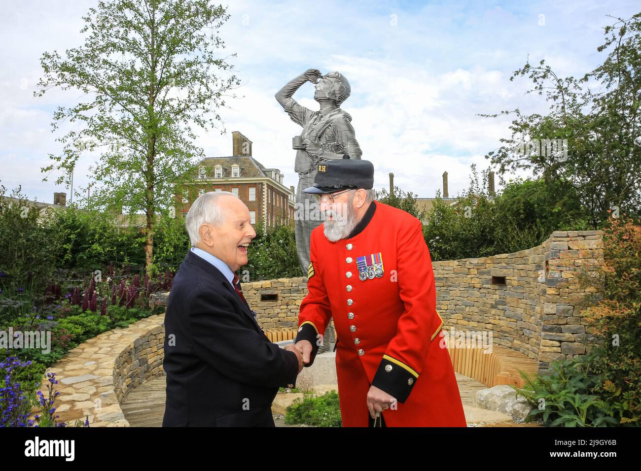 Chelsea, London, UK. 23rd May, 2022. Flight Lt Colin Bell, formerly of ...