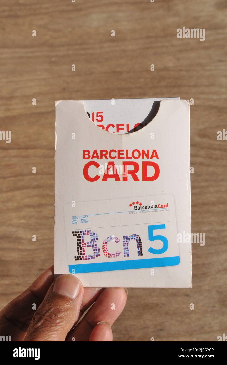 Copenhagen/Denmark/23 May 2022/Barcelona card and Berlin swelcom card ...