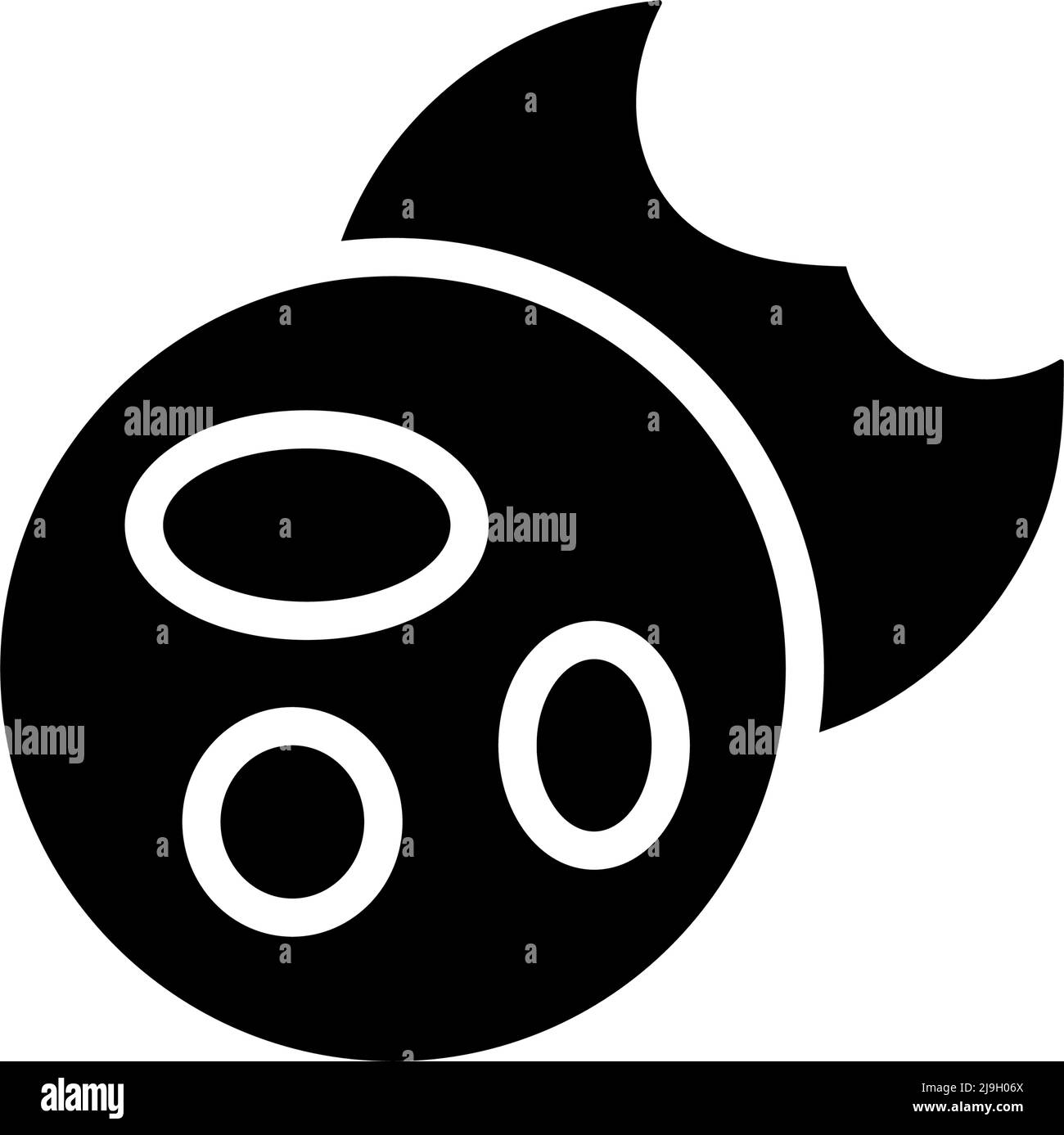 Cookies black glyph icon Stock Vector Image & Art - Alamy