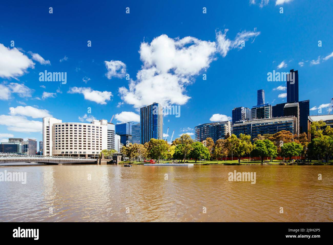 Yarra River Views of Melbourne in Australia Stock Photo - Alamy