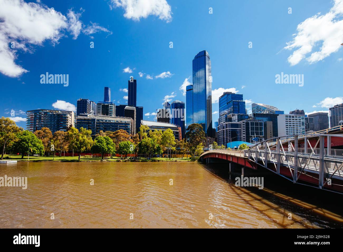 Yarra River Views of Melbourne in Australia Stock Photo - Alamy