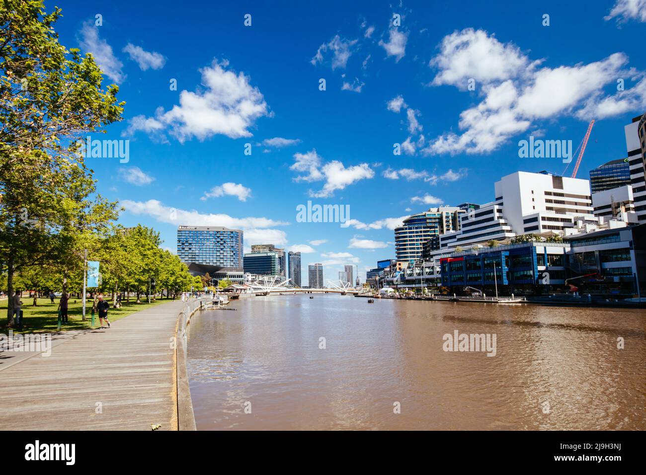 Yarra River Views of Melbourne in Australia Stock Photo - Alamy