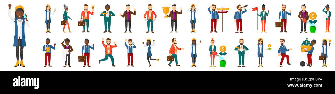 Successful business people Stock Vector Image & Art - Alamy