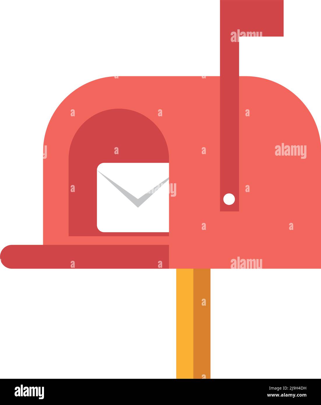 mail box with envelope Stock Vector Image & Art - Alamy