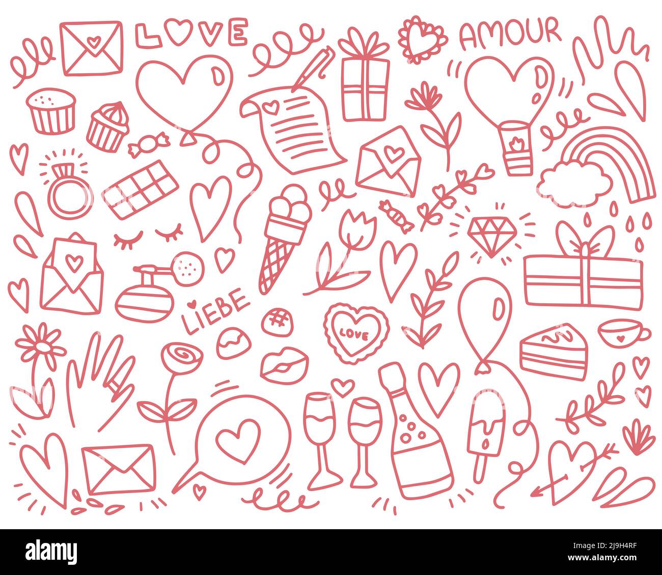 Red objects Stock Vector Images - Alamy