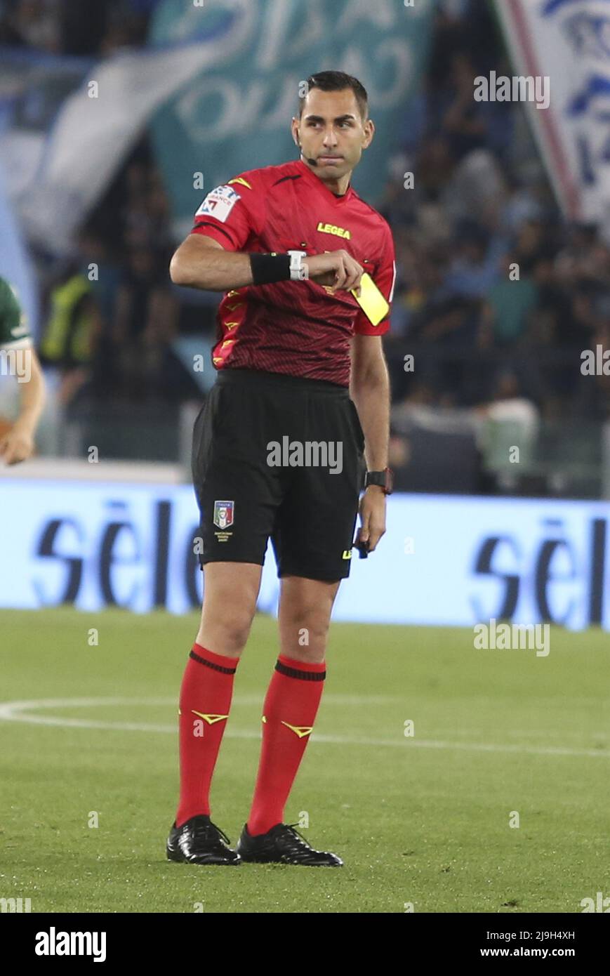 Referee Andrea Colombo during SS Lazio vs Hellas Verona FC, 38° Serie A ...